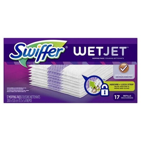 Swiffer Wet Jet Pad Refill, 4PK 3700082729 | Zoro